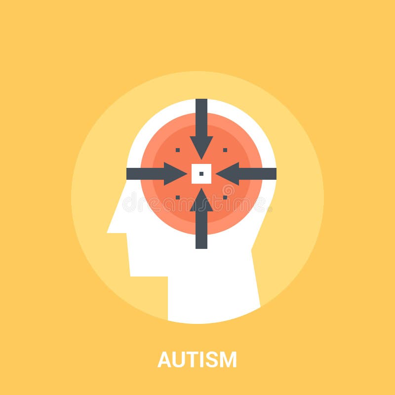 Autism icon concept stock vector. Illustration of concept - 85582097