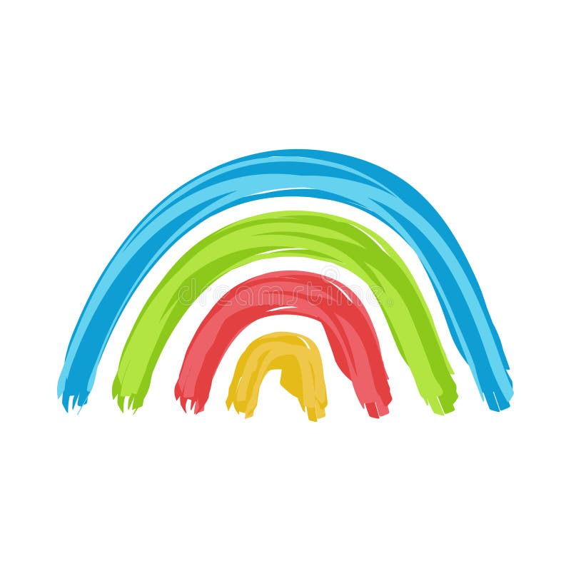 Autism rainbow design stock vector. Illustration of isolated - 300359070