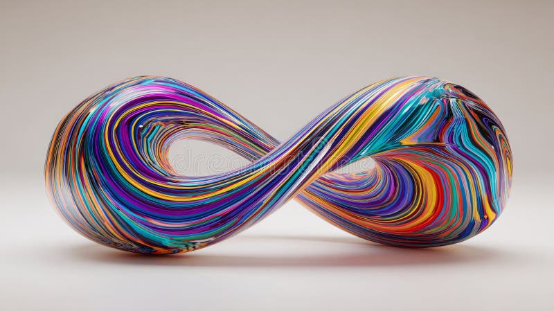 Autism is Symbolized by the Bright Rainbow Infinity Sign during the ...