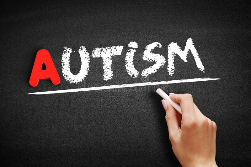 Autism Text on Paper. Word Autism on a Piece of Paper. Concept Image ...