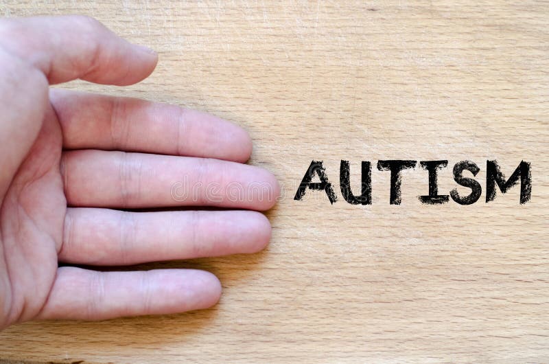 Autism Text on Paper. Word Autism on a Piece of Paper. Concept Image ...