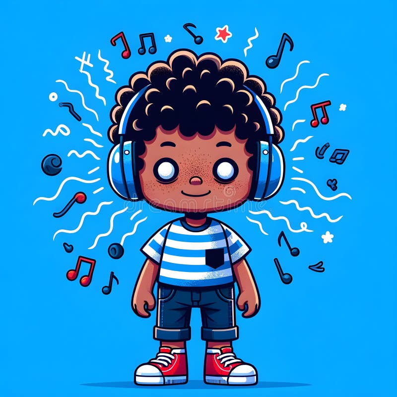 Autistic Boy Experiencing a Sensory Overload Crisis, Visual Noise ...