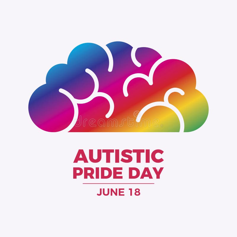 Autistic Pride Day Vector Illustration Stock Vector - Illustration of ...