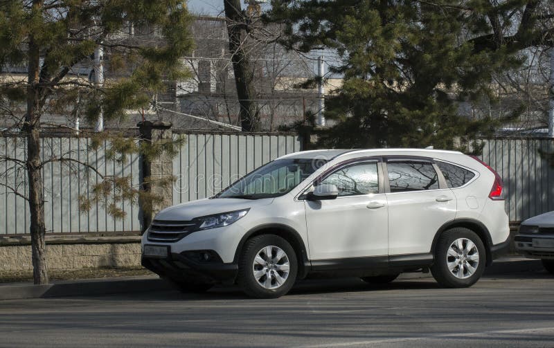 Auto blanco honda. imagen de archivo. Imagen de coche - 175155483
