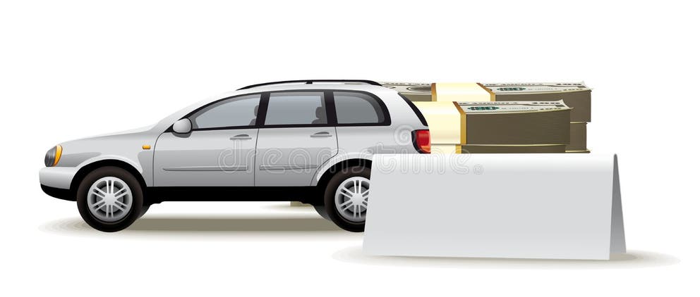 Auto blank stock vector. Illustration of blank, purchase - 28893229