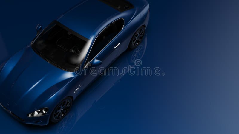Auto blue stock illustration. Illustration of luxury - 212275200