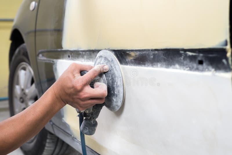 Auto body repair series stock photo. Image of worker - 58257704