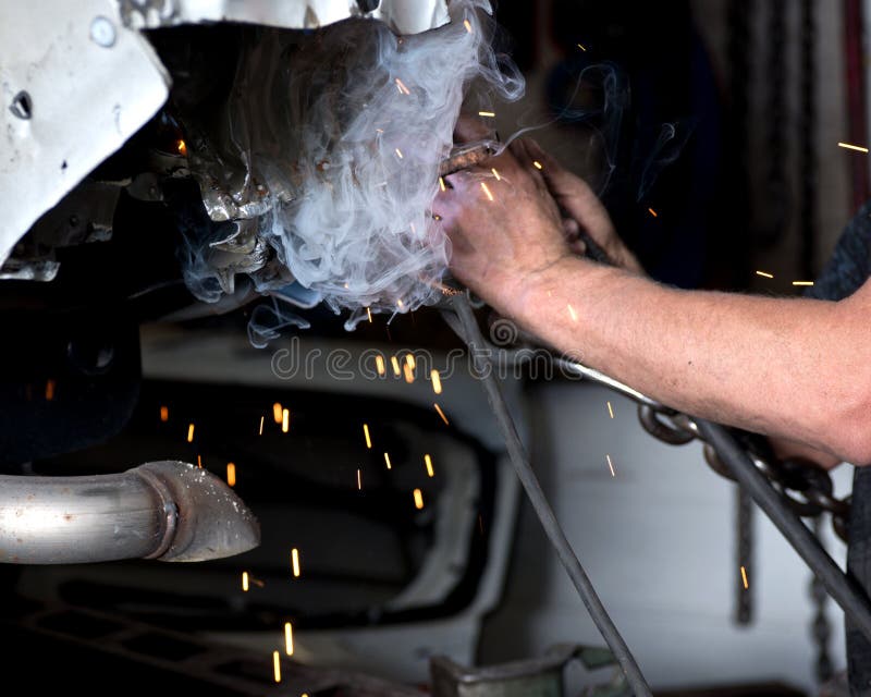 Auto body work stock photo. Image of vehicle, welder - 77374550