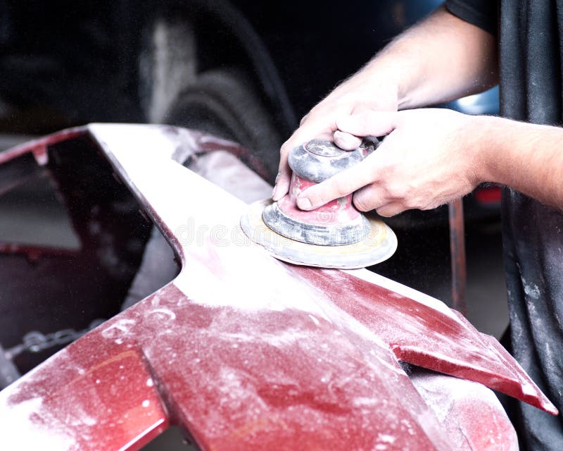 Auto body work stock photo. Image of paint, automotive - 93770330