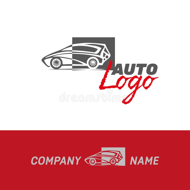 Auto car abstract logo stock vector. Illustration of shape - 95107240