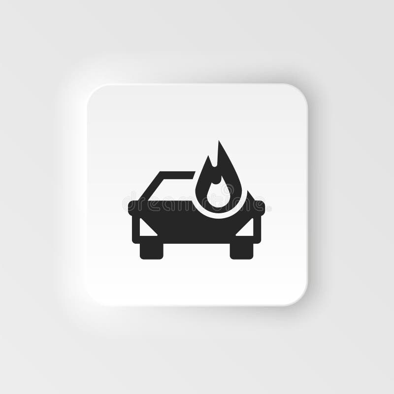 Auto, Car, Compressive, Coverage Icon - Vector. Insurance Neumorphic ...