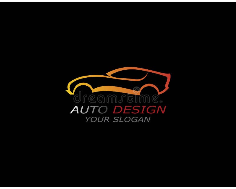 Auto Car Logo Inspiration Template Design Stock Vector - Illustration ...