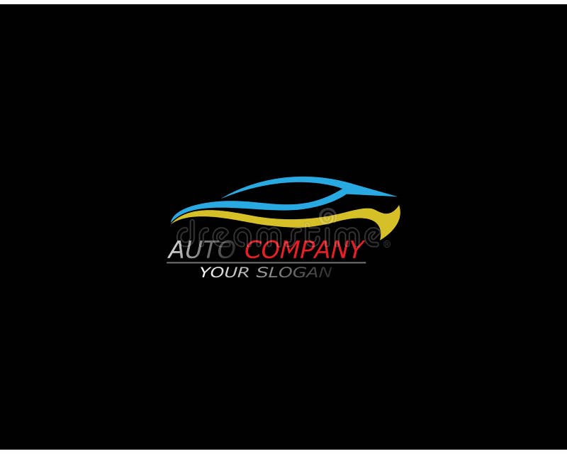 Auto Car Logo Inspiration Template Design Stock Vector - Illustration ...