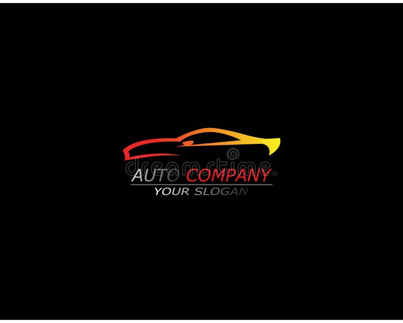 Auto Car Logo Inspiration Template Design Stock Vector - Illustration ...