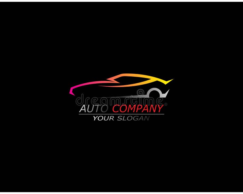 Auto Car Logo Inspiration Template Design Stock Vector - Illustration ...