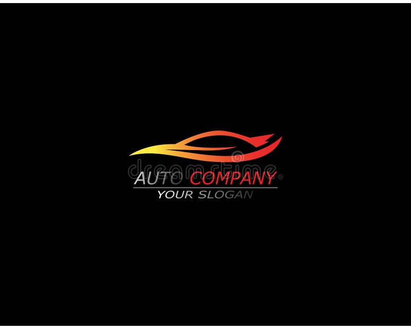 Auto Car Logo Inspiration Template Design Stock Vector - Illustration ...
