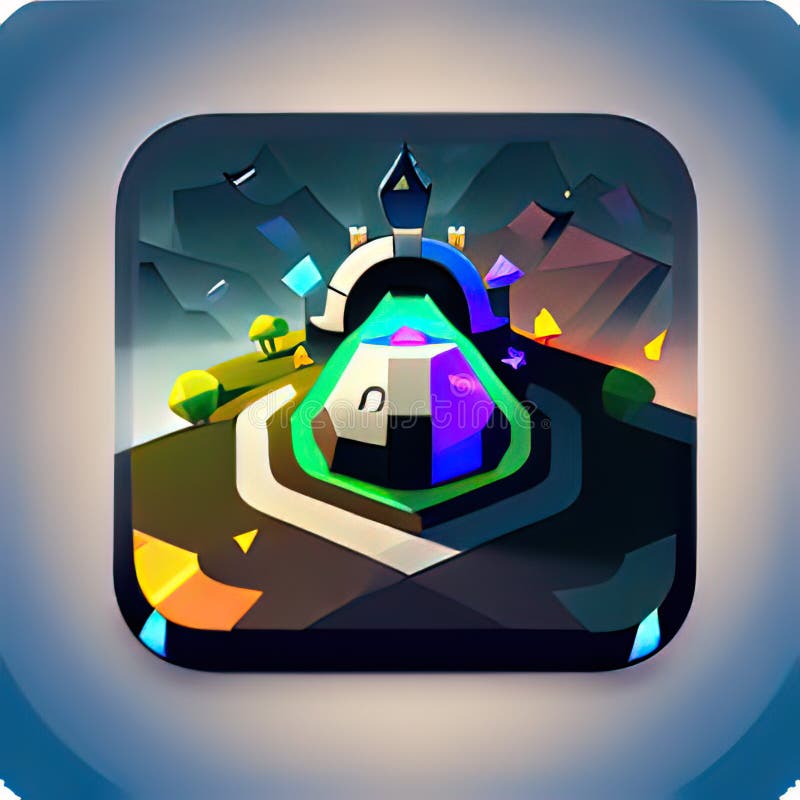 Auto Chess Software App Style Icon. Generative AI. Stock Illustration ...