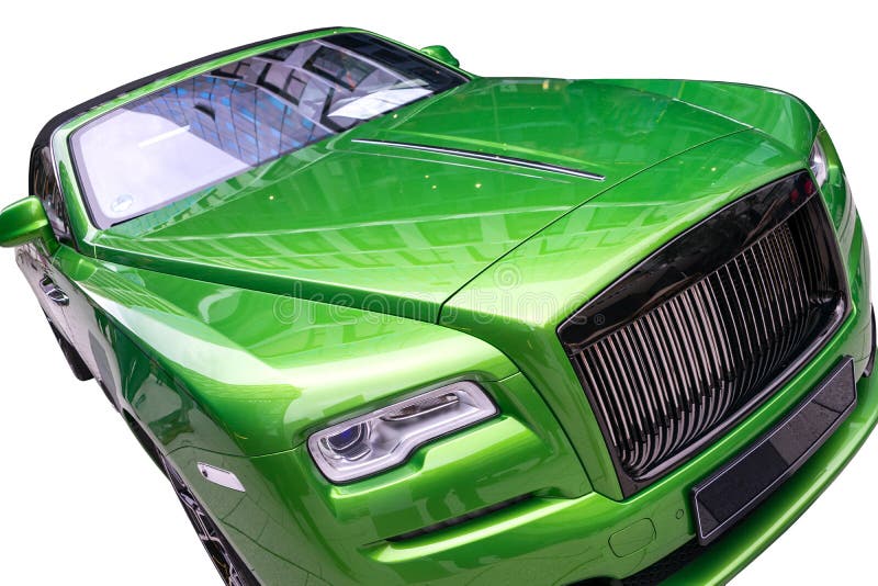 Auto de lujo verde imagen de archivo. Imagen de lifestyle - 173719437