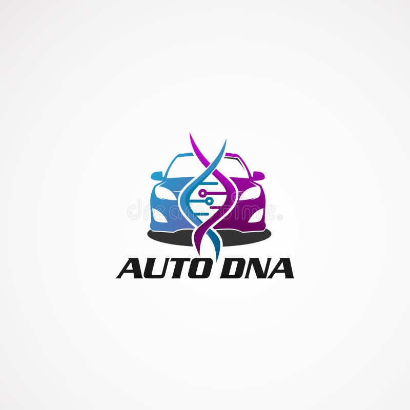 Auto DNA Logo Vector, Icon, Element, and Template for Company Stock ...
