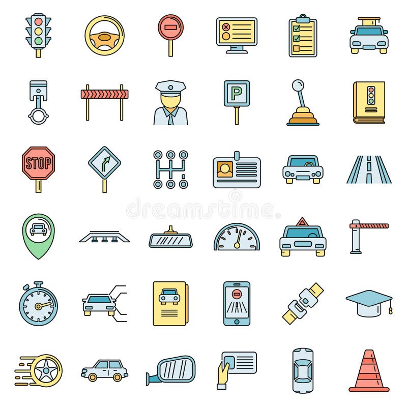 Driving Simulator Icons Stock Illustrations – 58 Driving Simulator ...