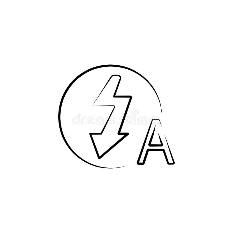 Auto Flash Sign Outine Logo Style Icon. Element of Photo Icon for ...