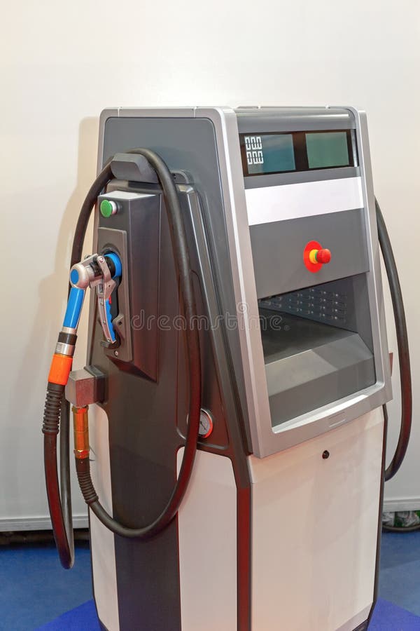 Auto gas Station stock image. Image of nozzle, energy - 209773679