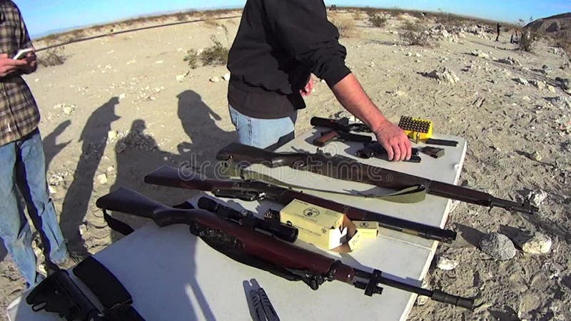 AR-15 Rifle TEST Firing 10 X Stock Footage - Video of firingnhenry ...