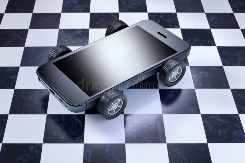 Auto-Handy-Mobile stockfoto. Bild von auszug, beweglich - 29496212