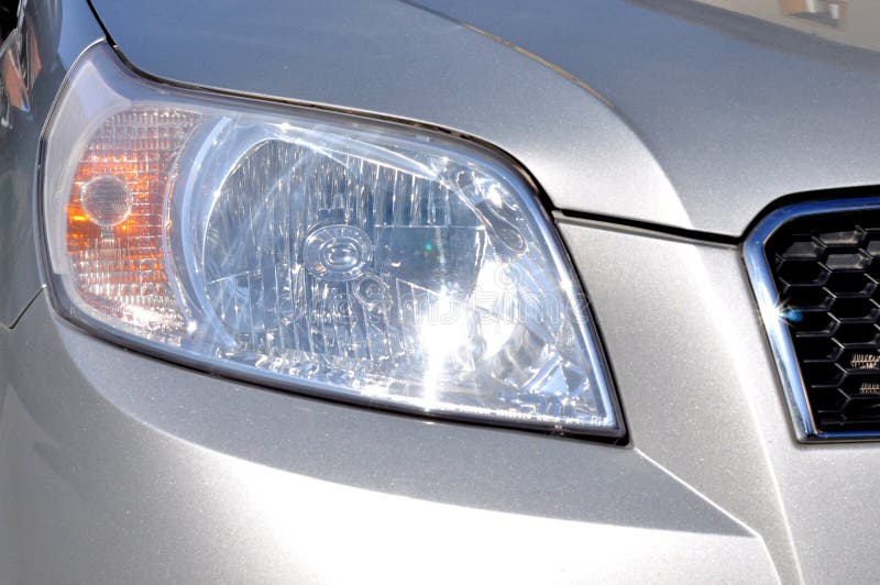 Auto headlight stock photo. Image of headlight, chassis - 34943636