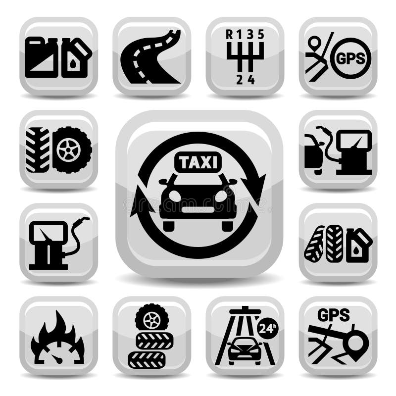 Auto icons stock vector. Illustration of drawing, graphic - 31634262