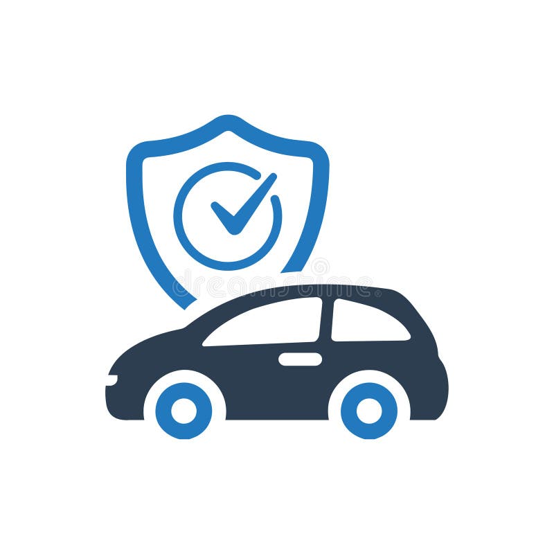 Auto Insurance Policy Icon stock vector. Illustration of icon - 120492785
