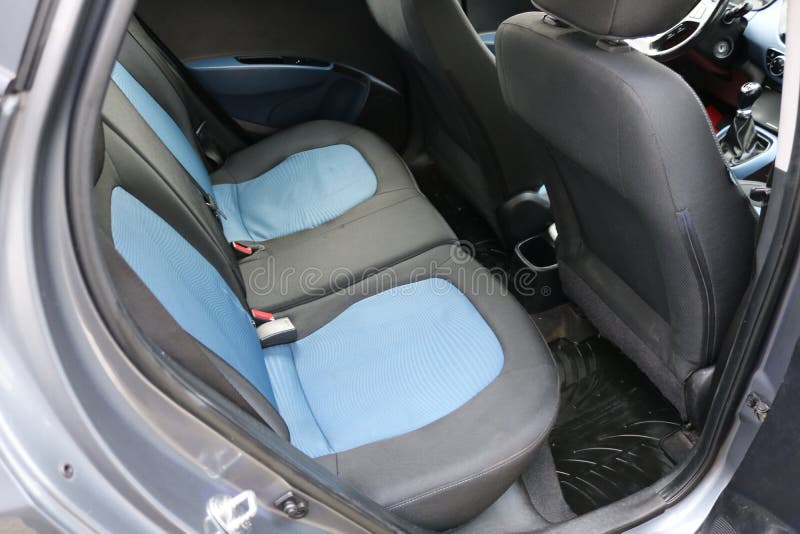 Auto Interior with Back Seats. Stock Photo - Image of automotive, auto ...