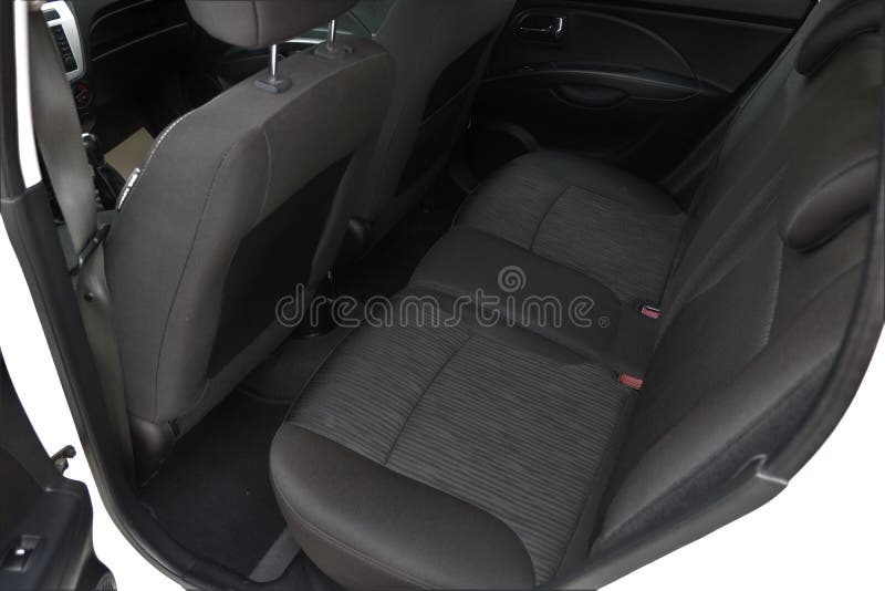 Auto Interior with Back Seats. Stock Photo - Image of detail, interior ...