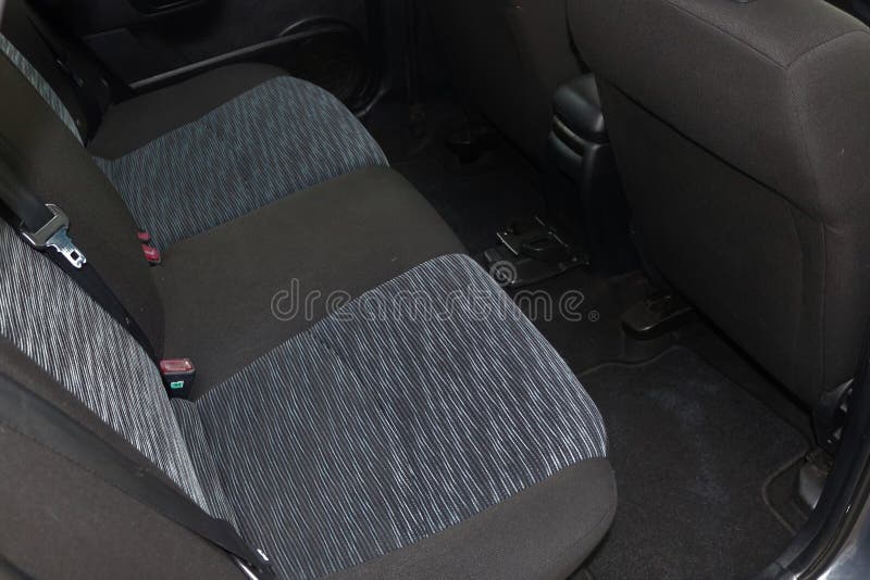 Auto Interior with Back Seats. Stock Photo - Image of empty, holiday ...