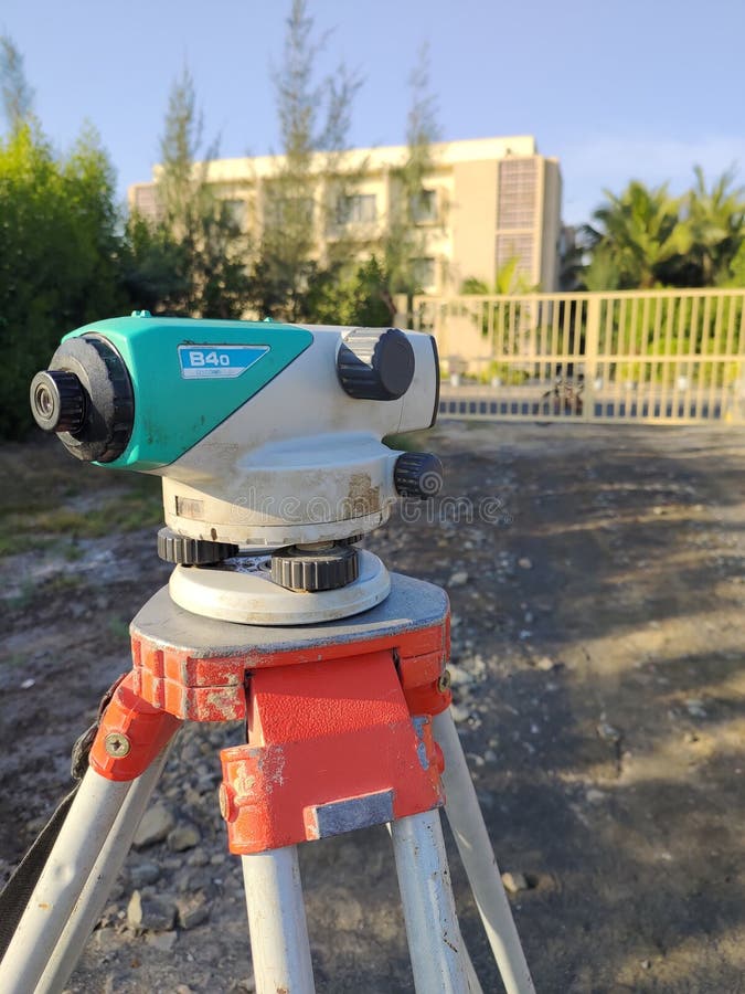 Auto Level Survey Tool Civil Work Editorial Image - Image of work, tool ...