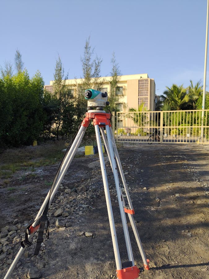 Auto Leveling Survey Civil Work Editorial Photography - Image of ...