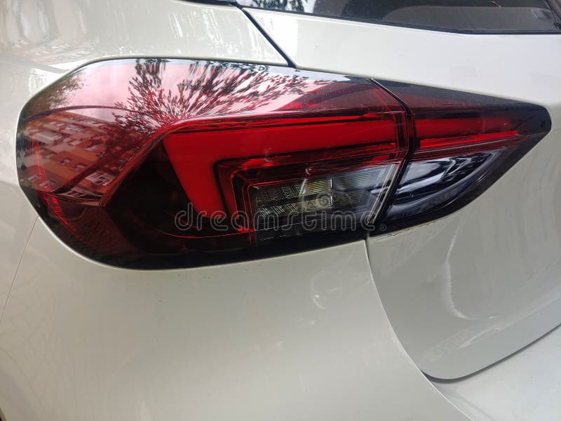 Auto Light Vehicle Rear Modern Transport Stock Photo - Image of ...