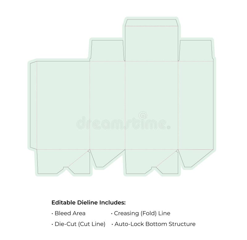Editable Dieline Template Stock Illustrations – 891 Editable Dieline ...