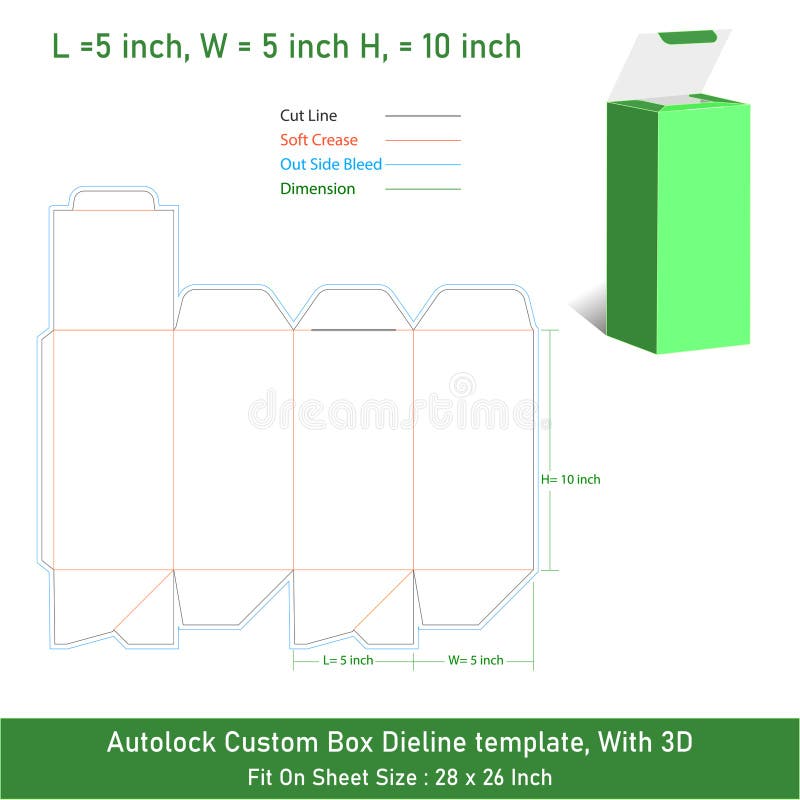 Quick Self Locking Bottom Stock Illustrations – 11 Quick Self Locking ...