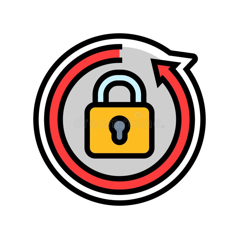 Locking Vector Sign Stock Illustrations – 969 Locking Vector Sign Stock ...