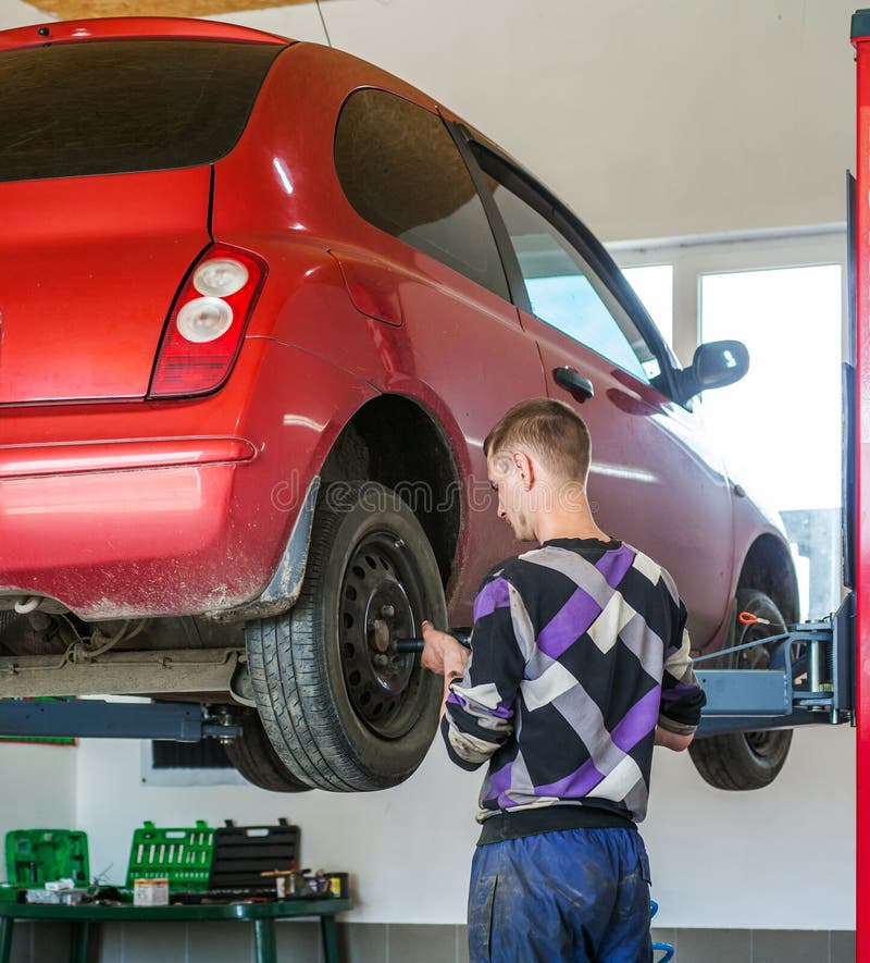 Auto Repair stock image. Image of collar, accident, profession - 25941669