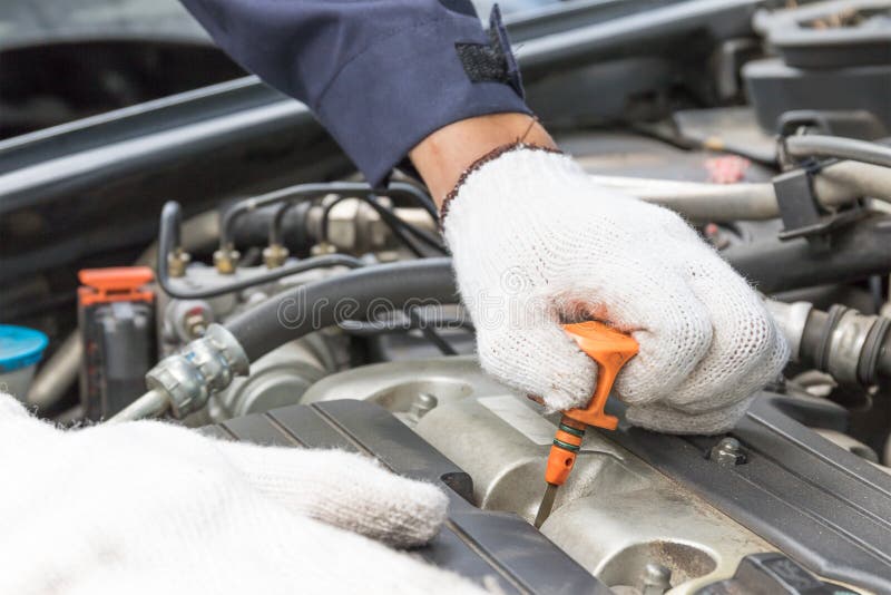 Auto Mechanic Check Engine Car Stock Image - Image of inspection ...
