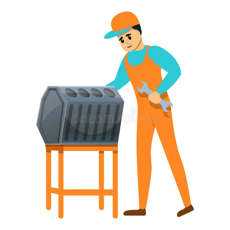 Auto Mechanic Tool Box Icon, Cartoon Style Stock Vector - Illustration ...