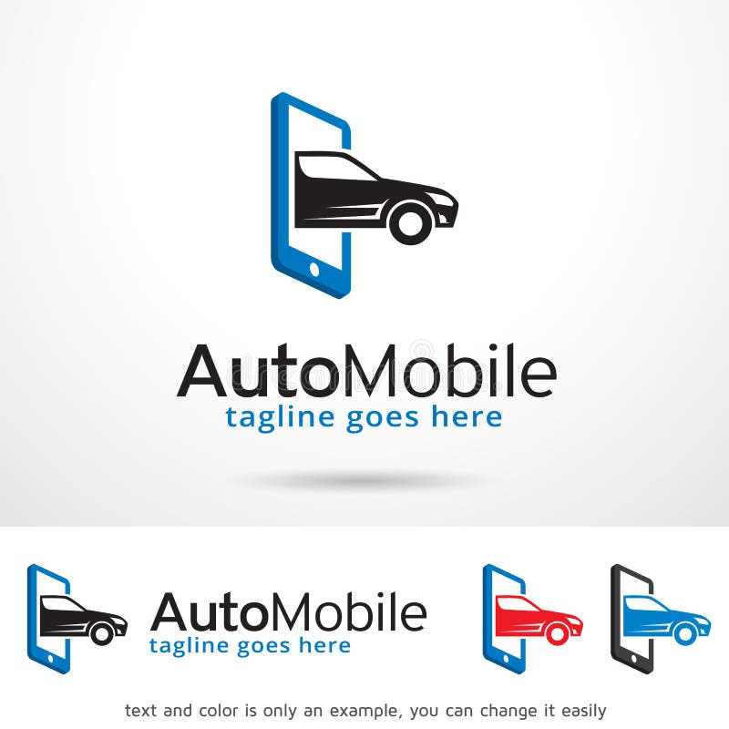 Mobile Logo Template Design Vector Stock Vector - Illustration of ...
