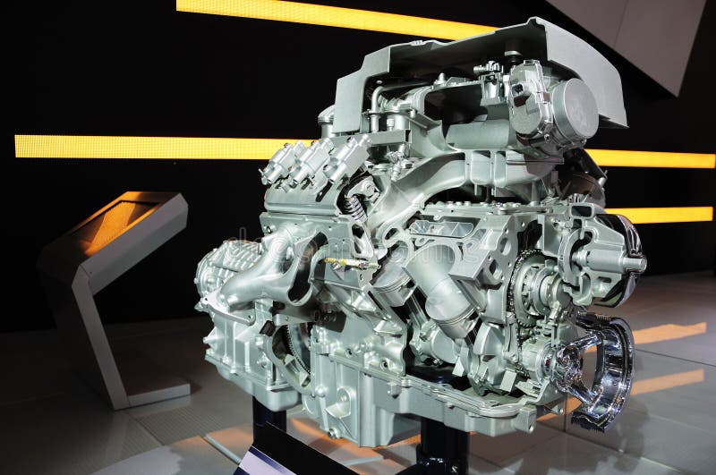 Auto-Motor stockfoto. Bild von ausrüstung, hell, motor - 24558422