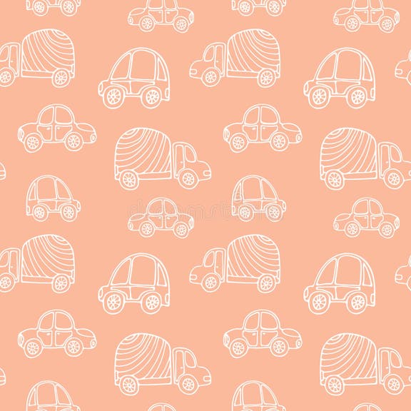 Auto-Muster vektor abbildung. Illustration von schattenbild - 56717240