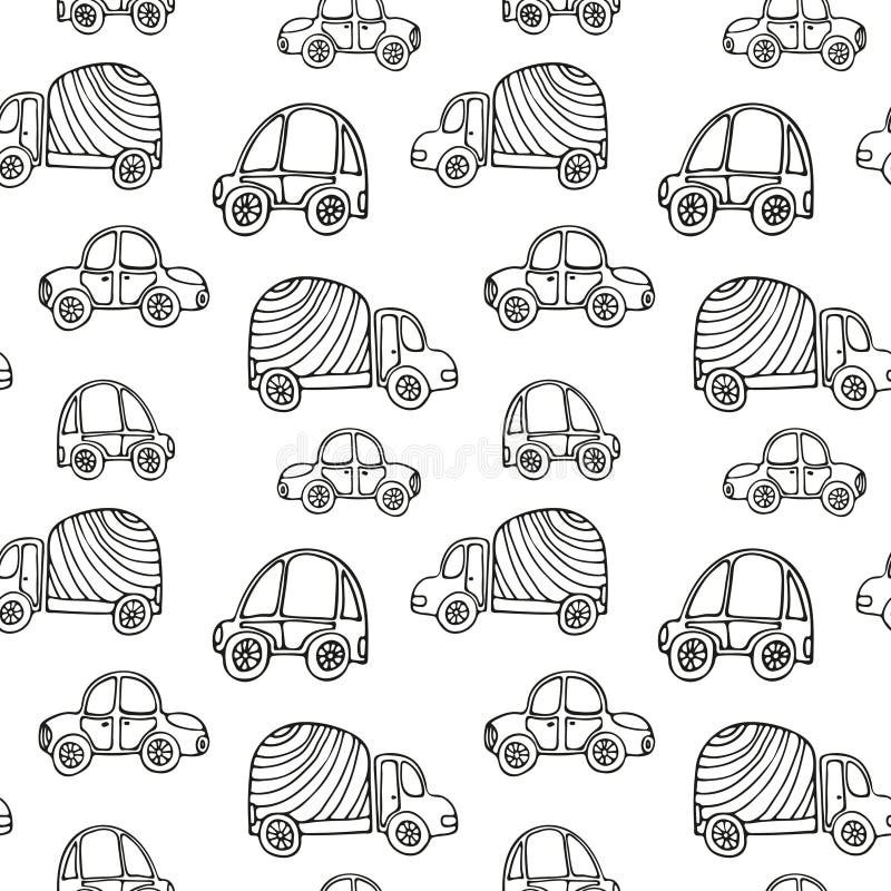 Auto-Muster vektor abbildung. Illustration von zicklein - 56717361