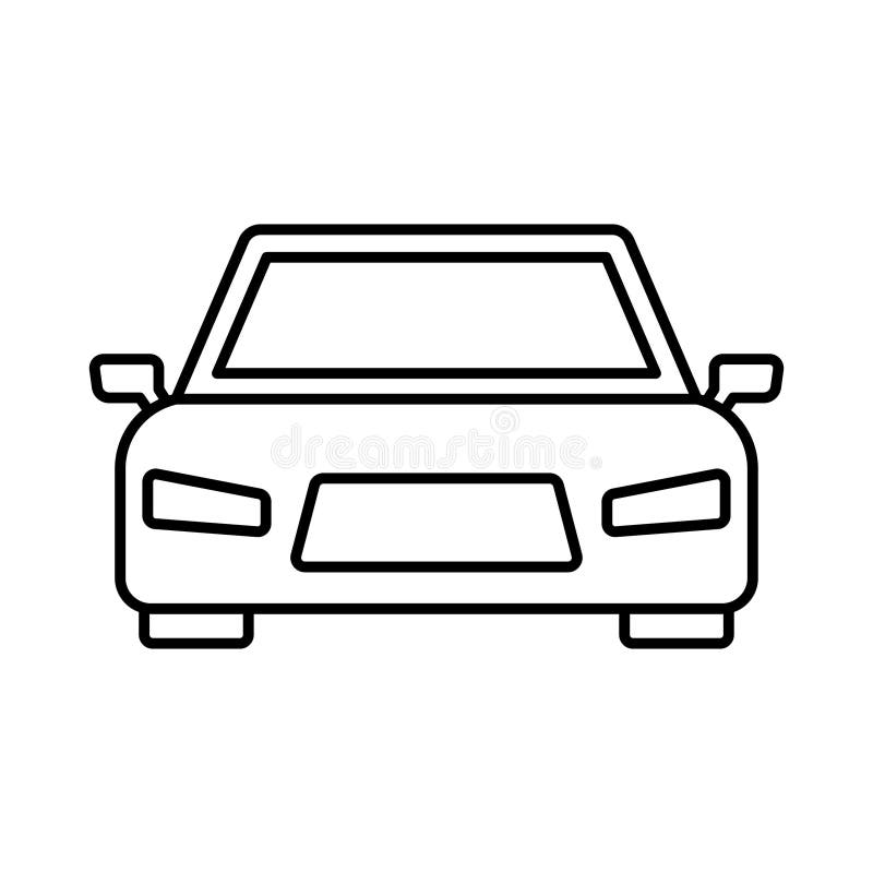Auto Outline with Fill Color Vector Icon Which Can Easily Modify or ...