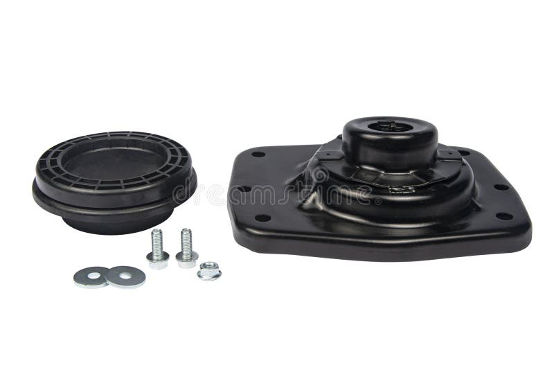 Auto Parts Isolated on White. Shock Absorber Support Stock Photo ...