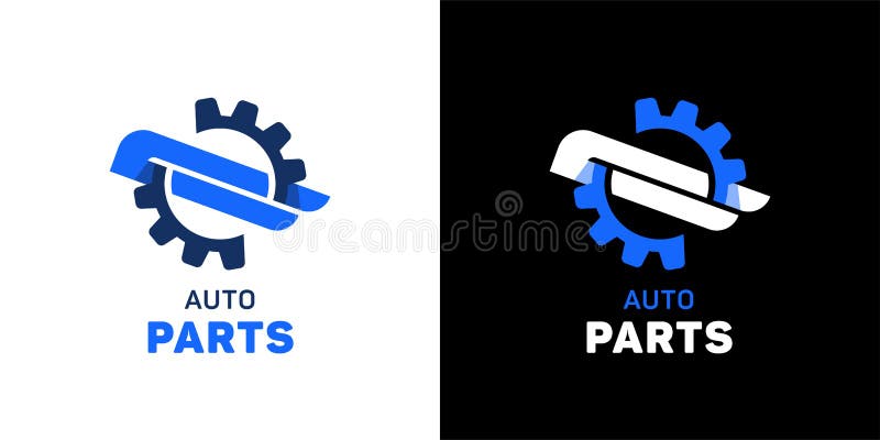 198_Auto_Parts_logo stock vector. Illustration of factory - 250082222